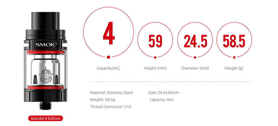 SMOK Atomizer TFV8 X-Baby Beast – Vape Mod Box Cyprus vape shop online ...