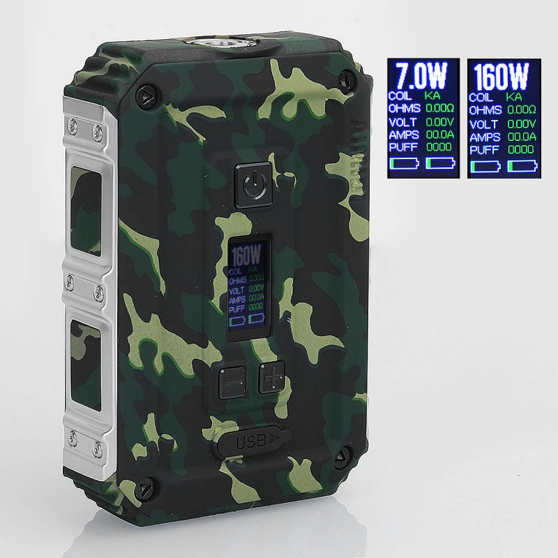 AIMIDI Tank T2 160W Waterproof TC Army Green – Vape Mod Box Cyprus vape ...