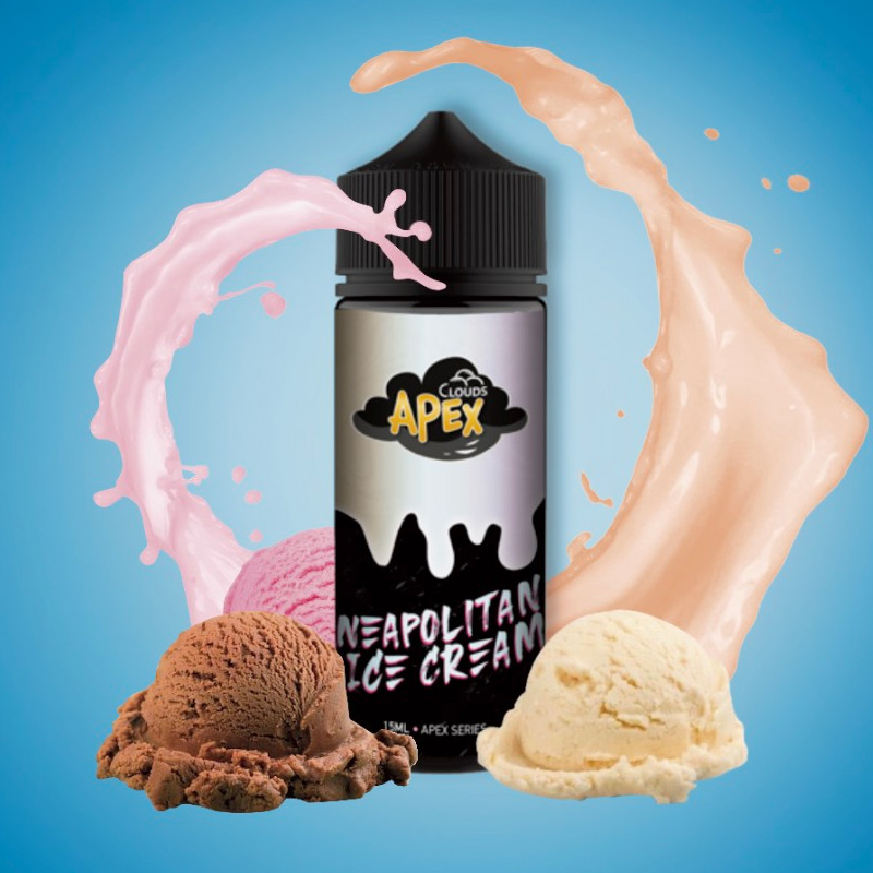APEX CLOUDS Neapolitan Ice Cream 60ml – Vape Mod Box Cyprus vape shop ...